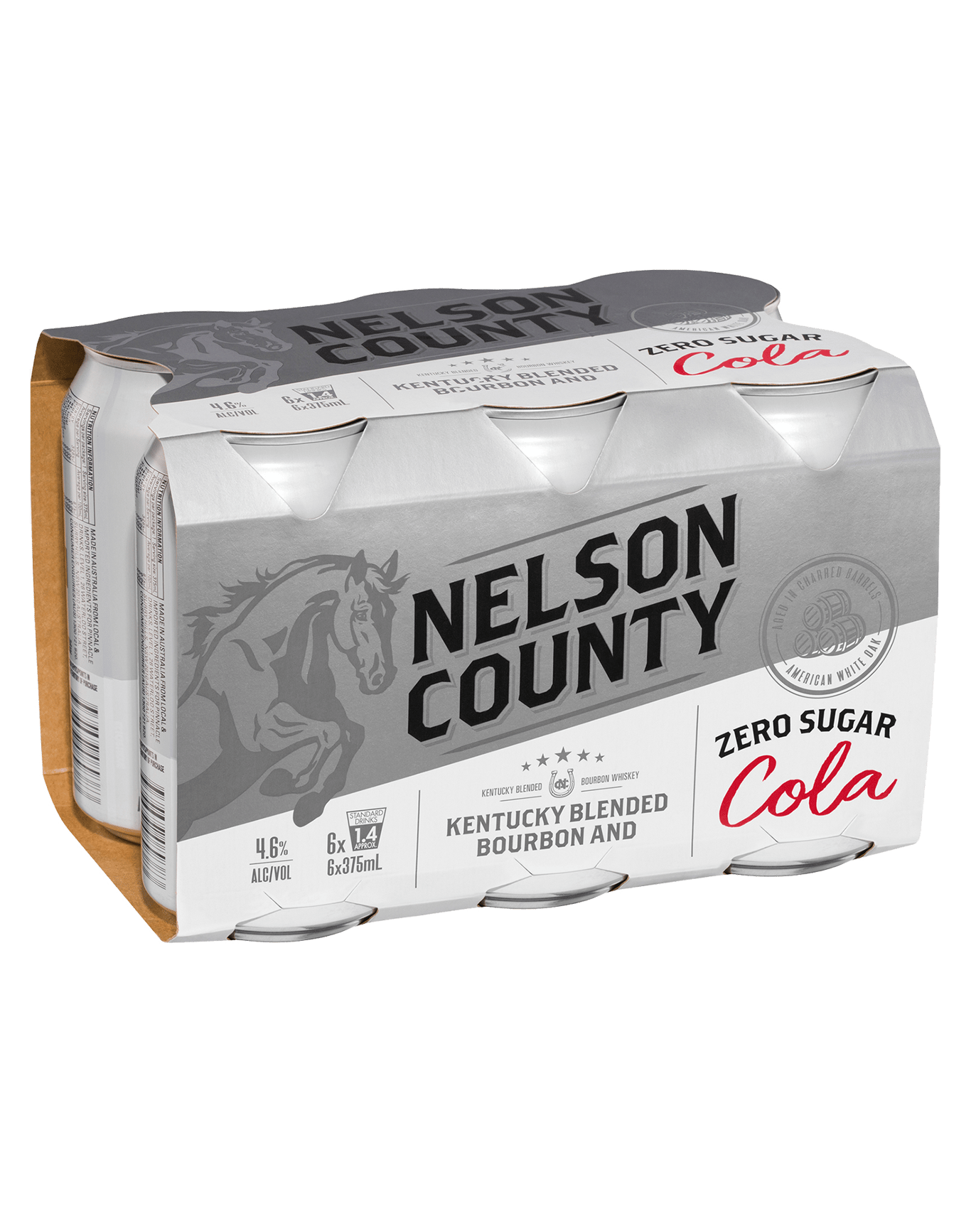 Buy Nelson County Zero Sugar Bourbon & Cola Cans 375ml Online @Lowest Price