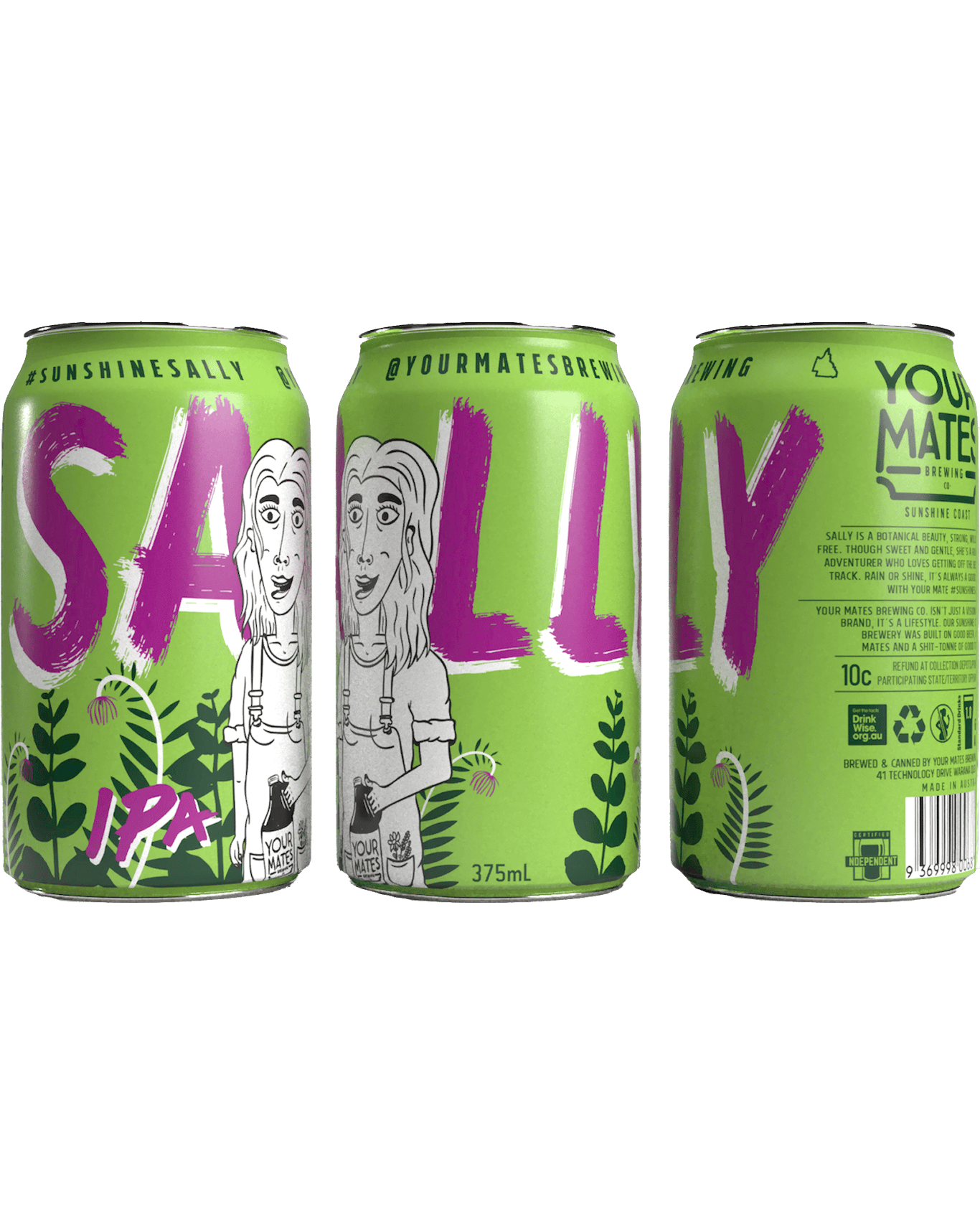 Buy Your Mates Brewing Co. Sally Ipa Can 375ml Online @Lowest Price