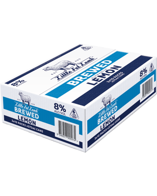Buy Little Fat Lamb Brewed Lemon Cans 10 Pack 375ml Online @Lowest Price