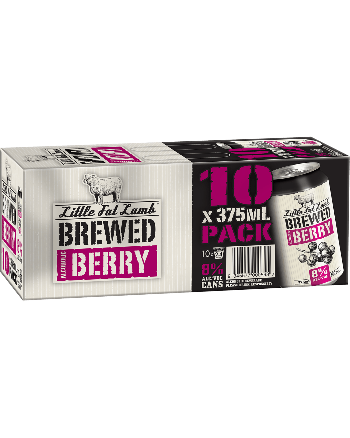 Buy Little Fat Lamb Brewed Berry Can 375ml Online @Lowest Price