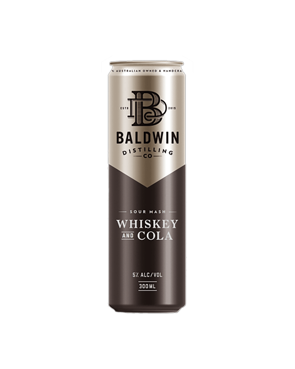 Buy Baldwin Distilling Co Whiskey & Cola Cans 300ml Online @Lowest Price