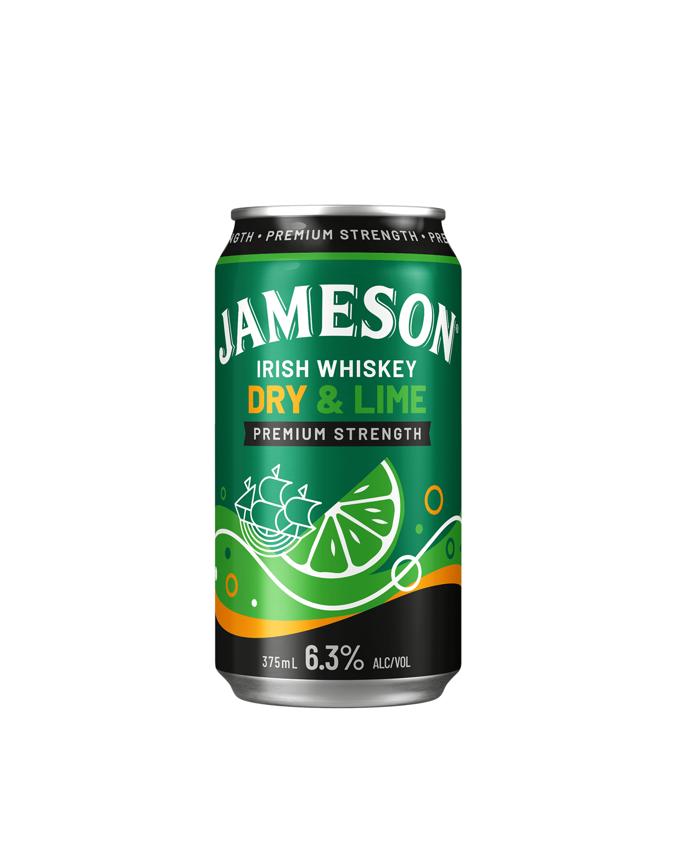 Buy Jameson Irish Whiskey Smooth Dry & Lime 6.3% Cans 375ml 10 Pack ...