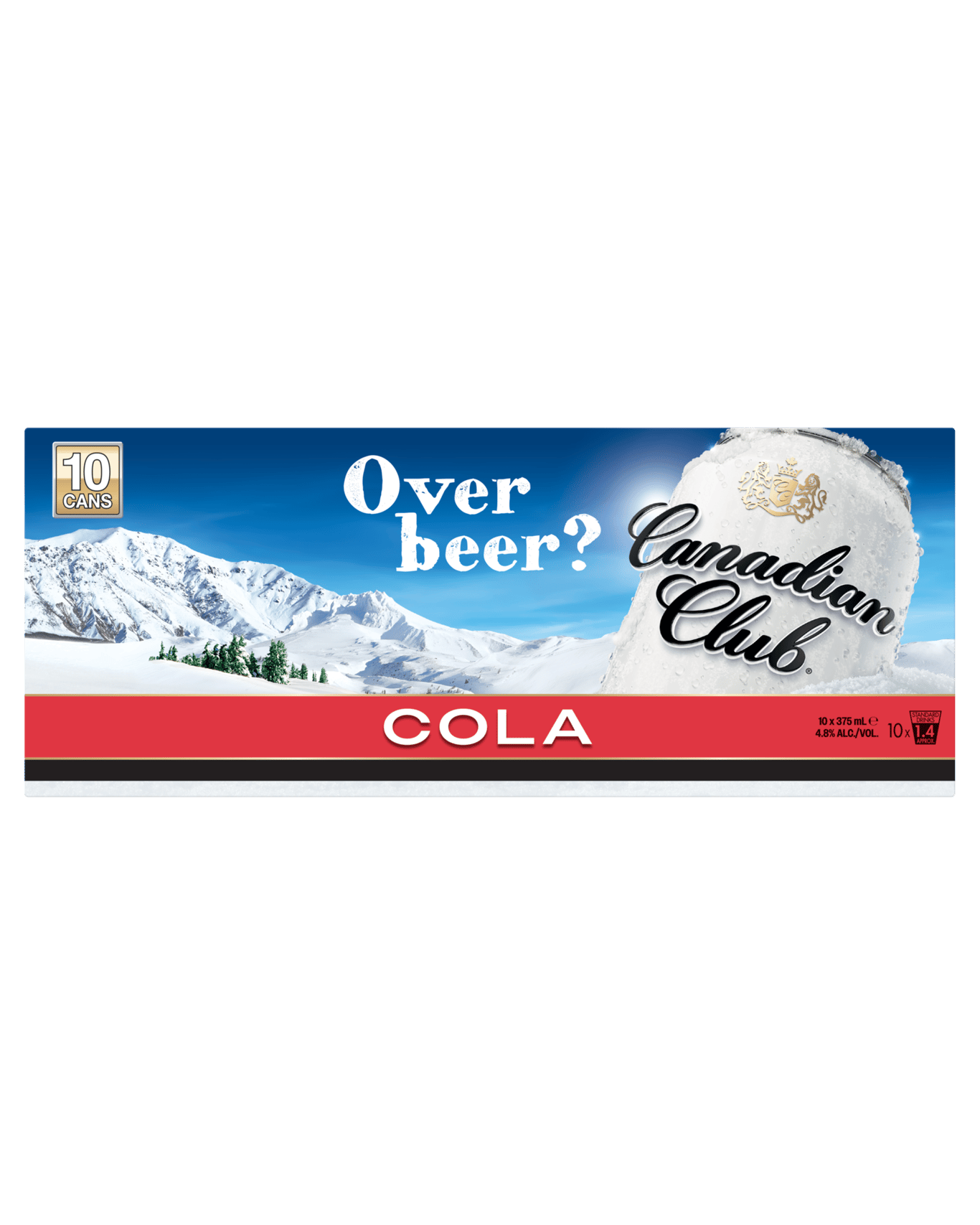 Buy Canadian Club Whisky & Cola 10 Pack Cans 375ml Online @Lowest Price