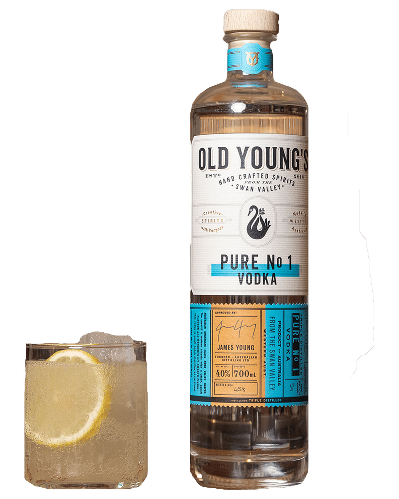 Buy Old Young's Pure No.1 Vodka 700ml Online @Lowest Price