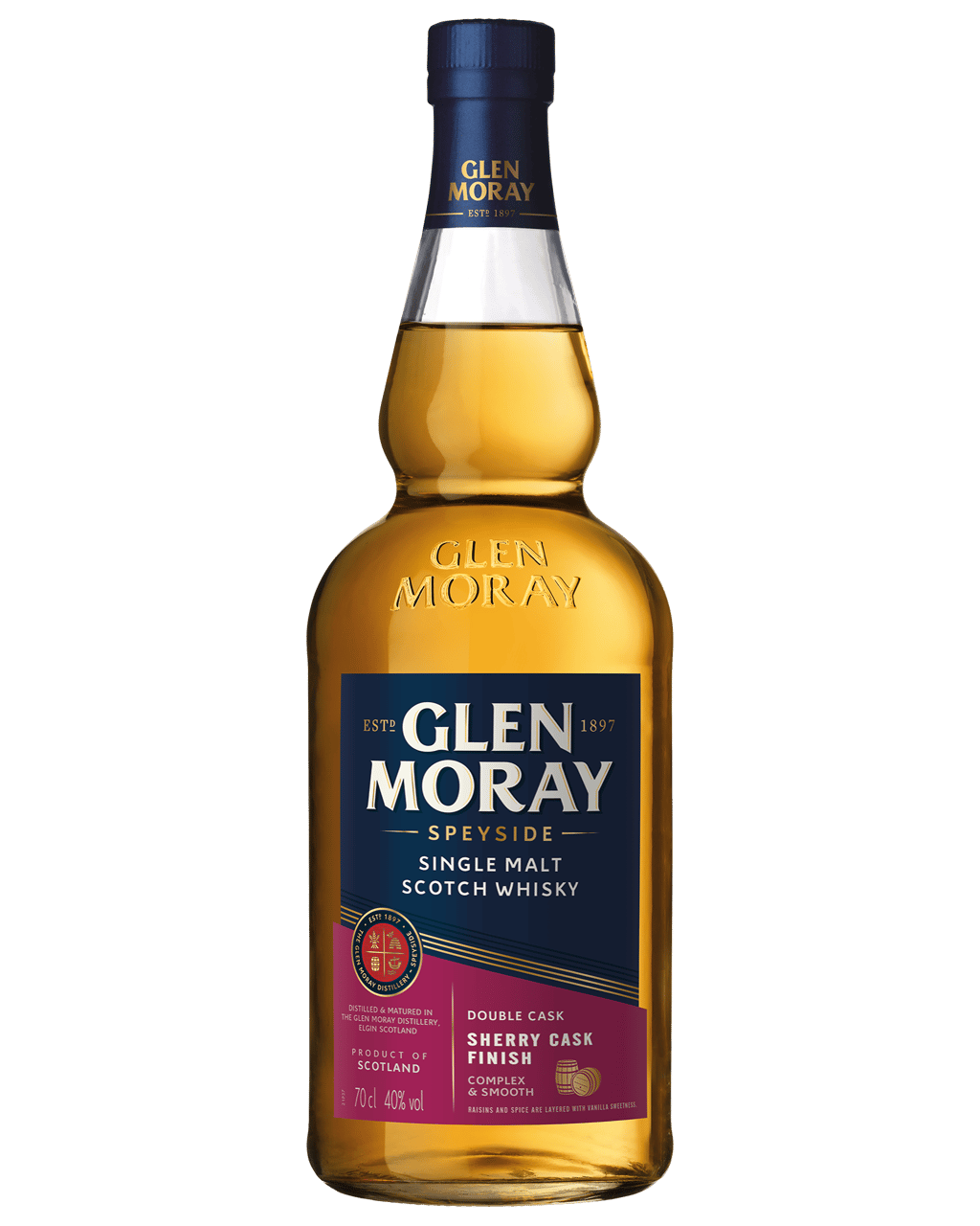 Buy Glen Moray Sherry Cask Single Malt Scotch Whisky 700ml Online ...