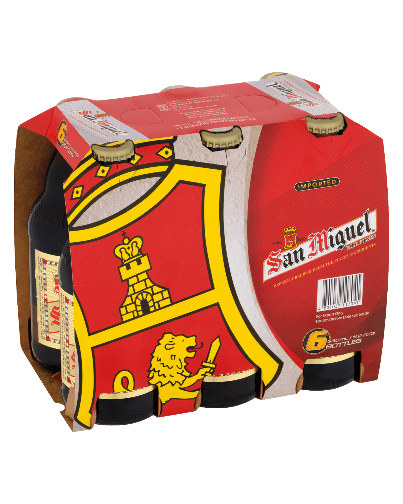 Buy San Miguel Pale Pilsen Bottles 330ml Online @Lowest Price