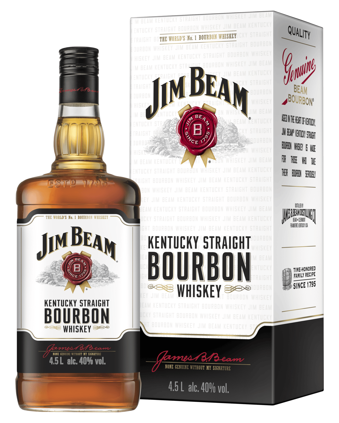 Buy Jim Beam White Label Bourbon 4.5l Online @Lowest Price