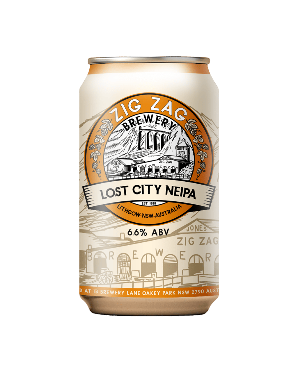 Buy Zig Zag Brewery Lost City Neipa Can 375ml Online @Lowest Price