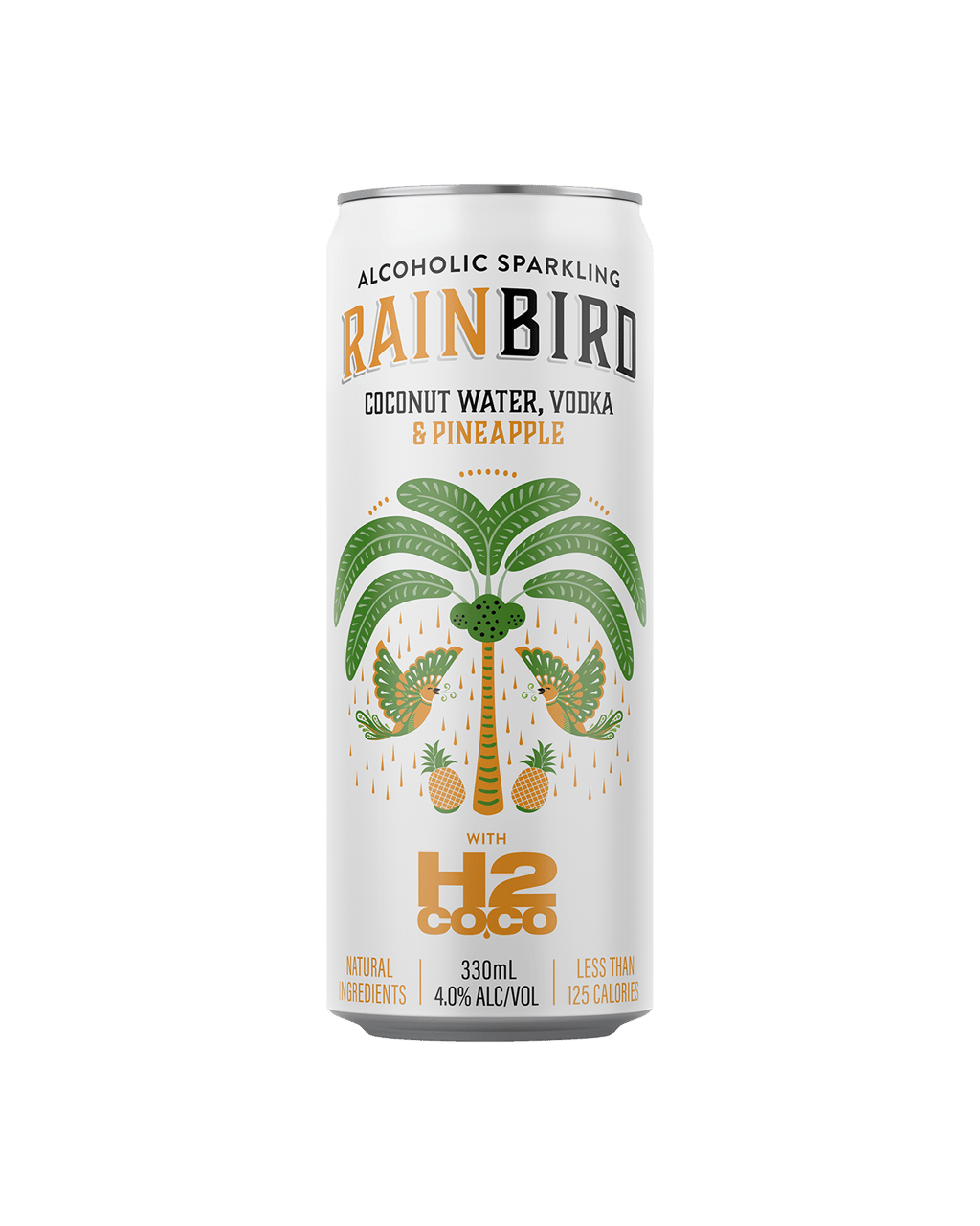 Buy Rainbird H2coco Coconut Water Vodka & Pineapple 4% Cans 330ml ...