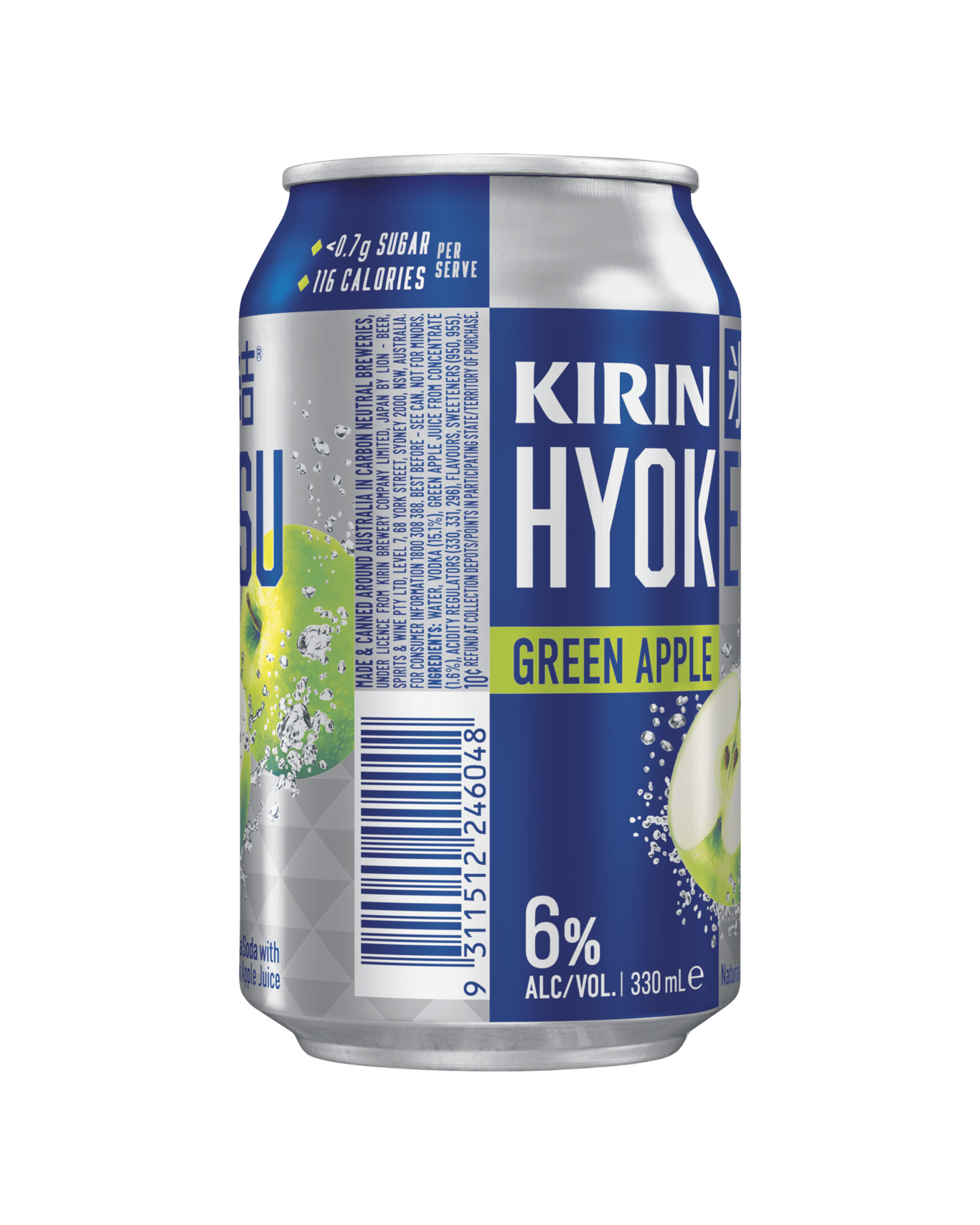 Buy Kirin Hyoketsu Green Apple Can 330ml Online @Lowest Price