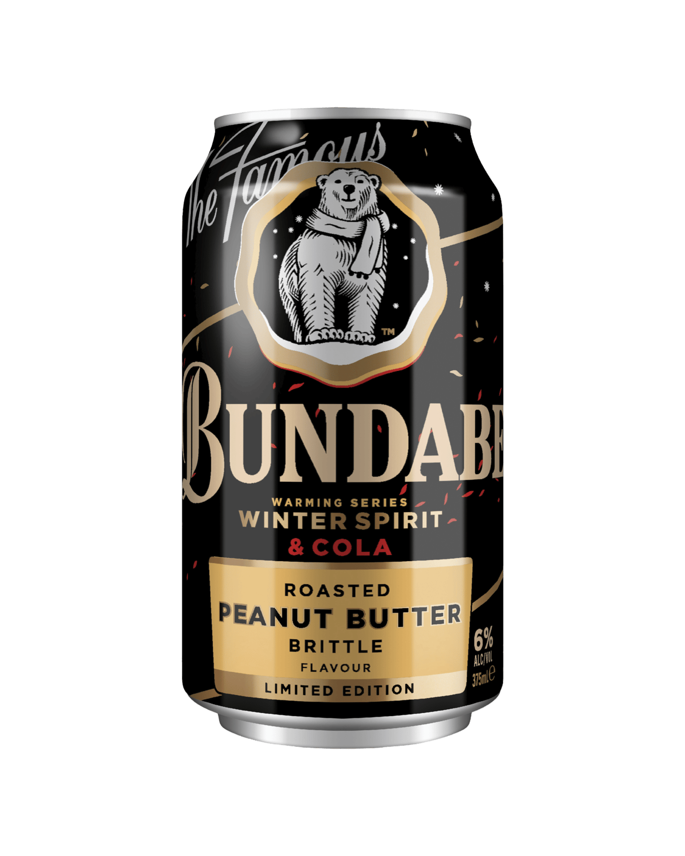 Buy Bundaberg Winter Peanut Butter Brittle Flavoured Spirit & Cola 6% ...