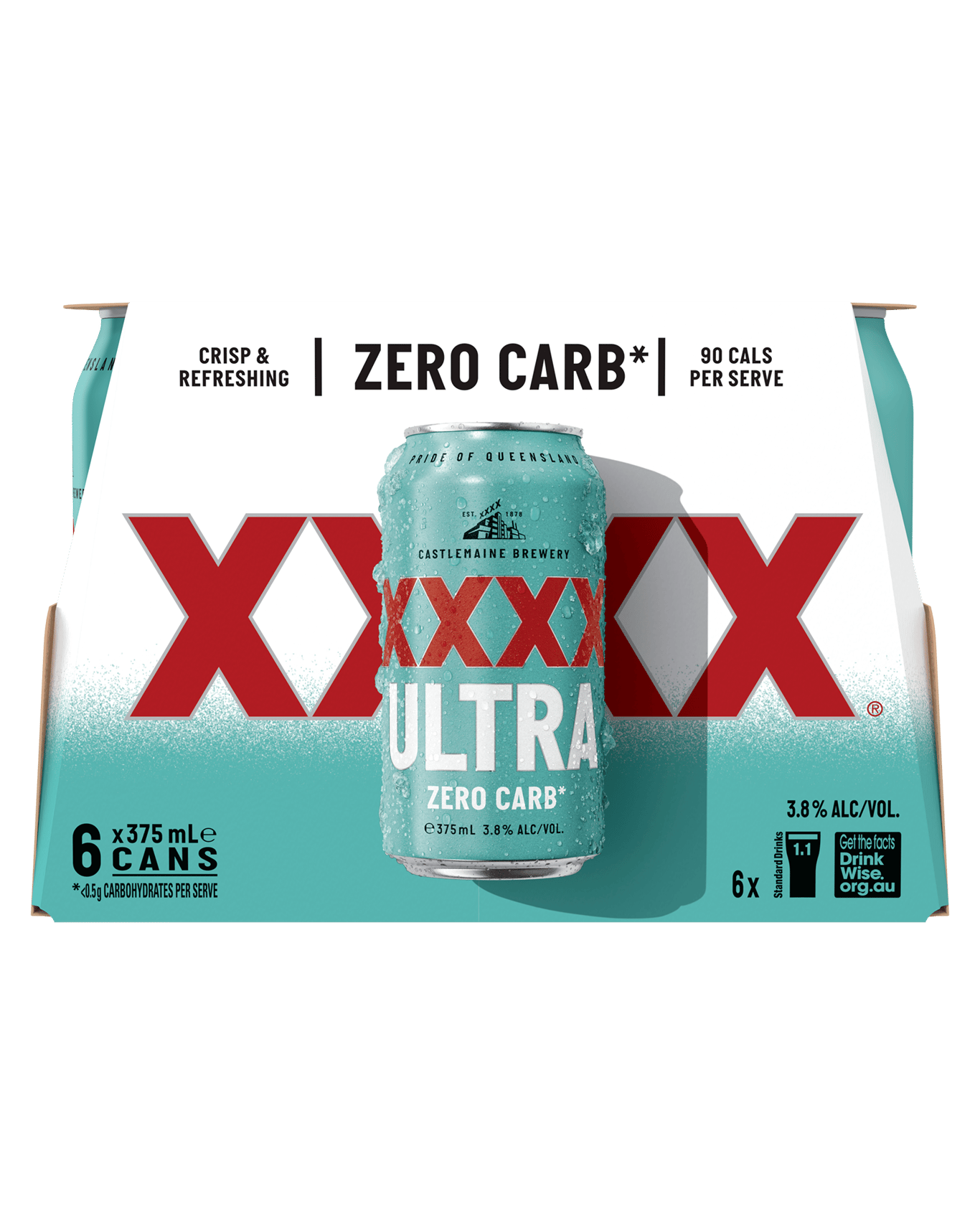 Buy Xxxx Ultra Zero Carb Carton Cans 375ml Online @Lowest Price