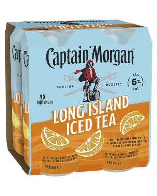 Buy Captain Morgan Long Island Iced Tea Cans 440ml Online @Lowest Price