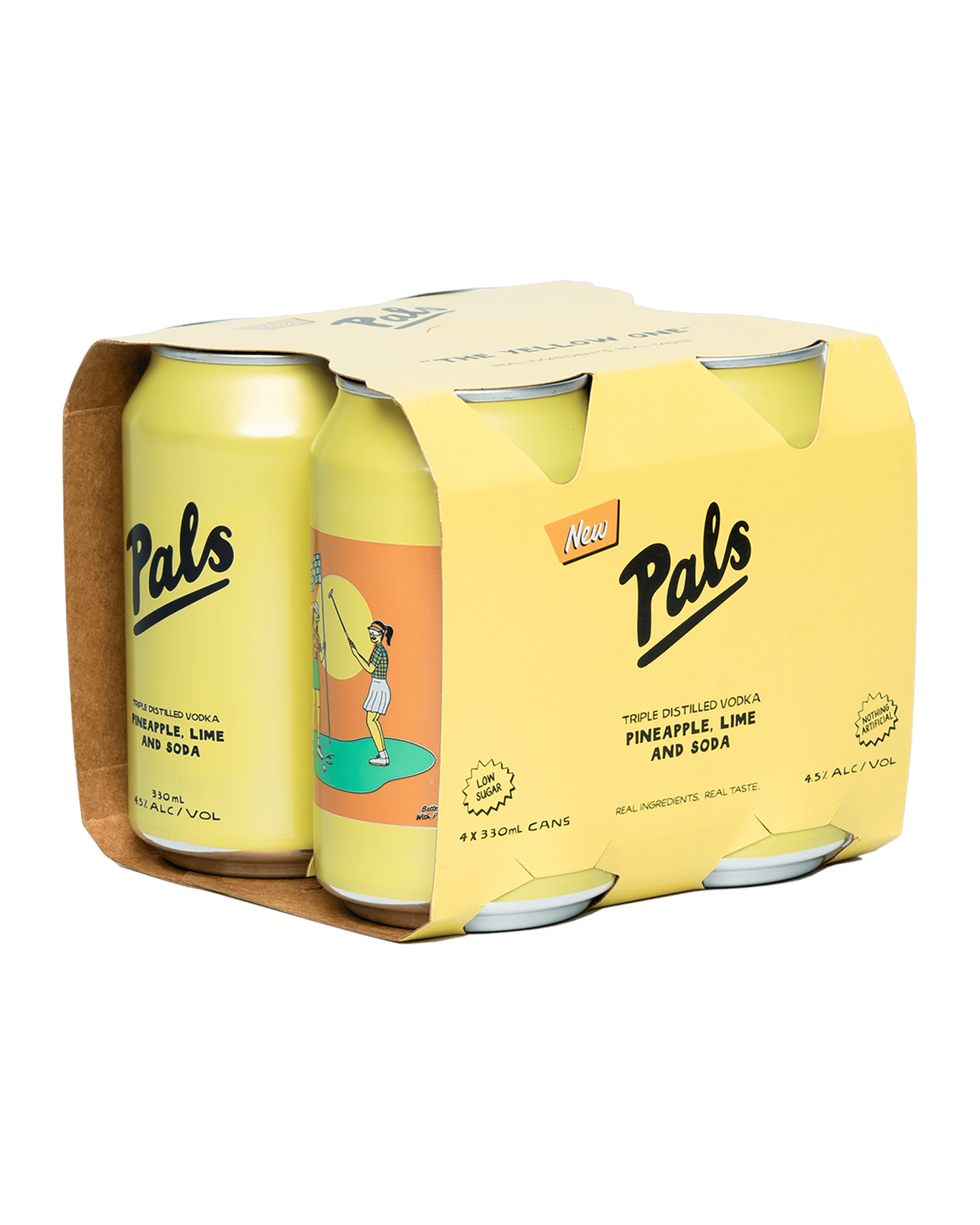 Buy Pals Vodka Pineapple Lime And Soda Can 330ml Online @Lowest Price
