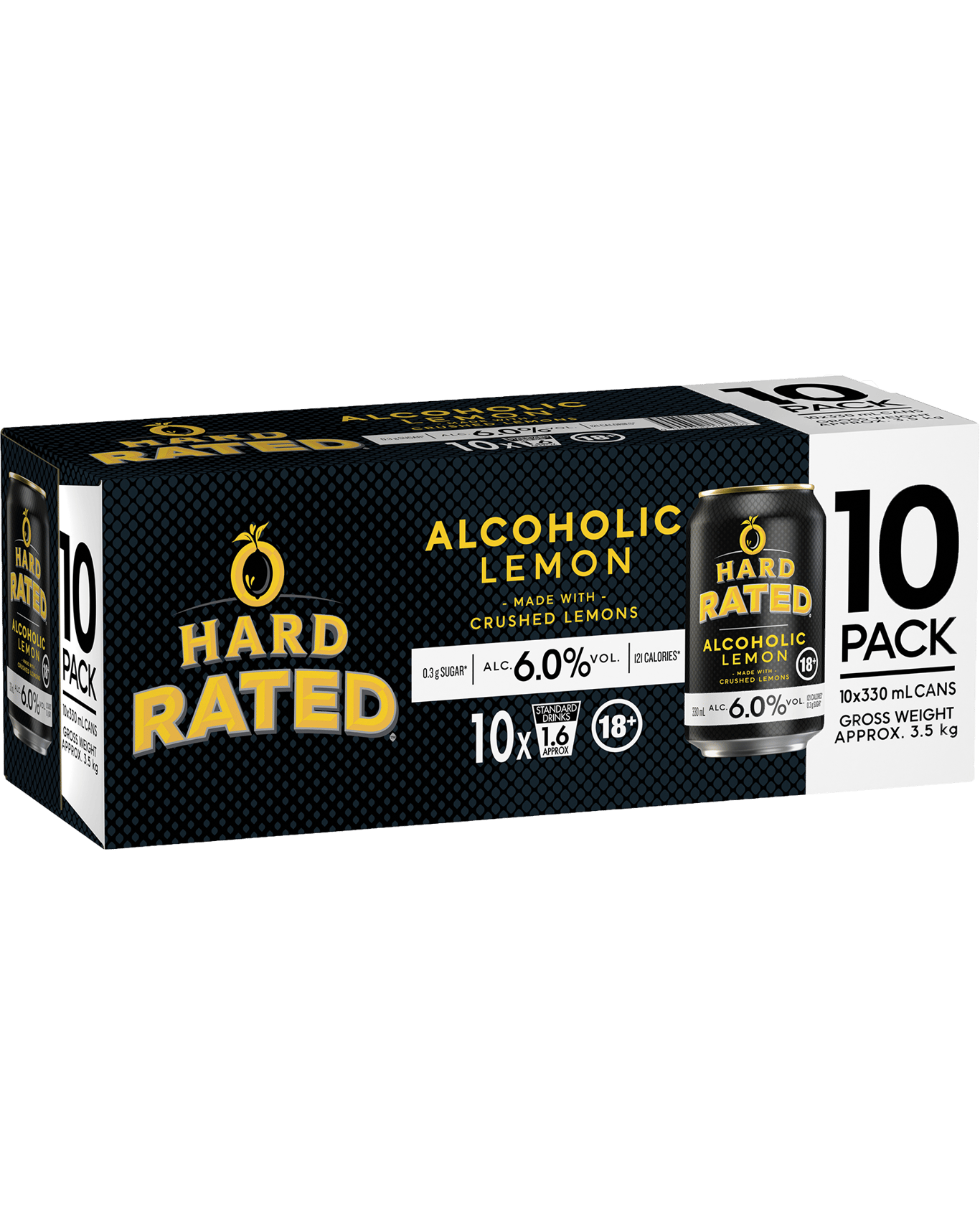 Buy Hard Rated Lemon 6% Cans 10x330ml Online @Lowest Price