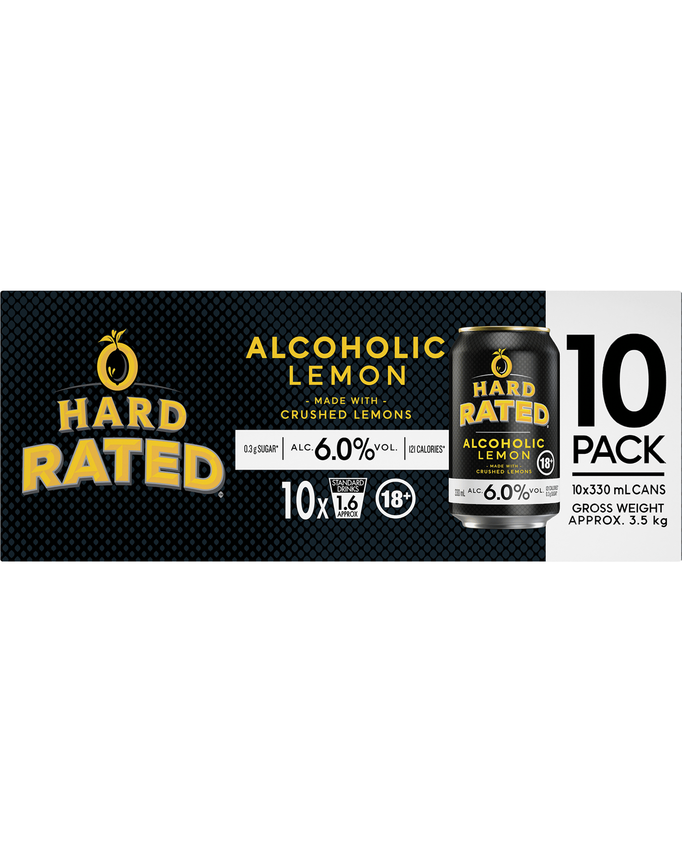 Buy Hard Rated Lemon 6% Cans 10x330ml Online @Lowest Price