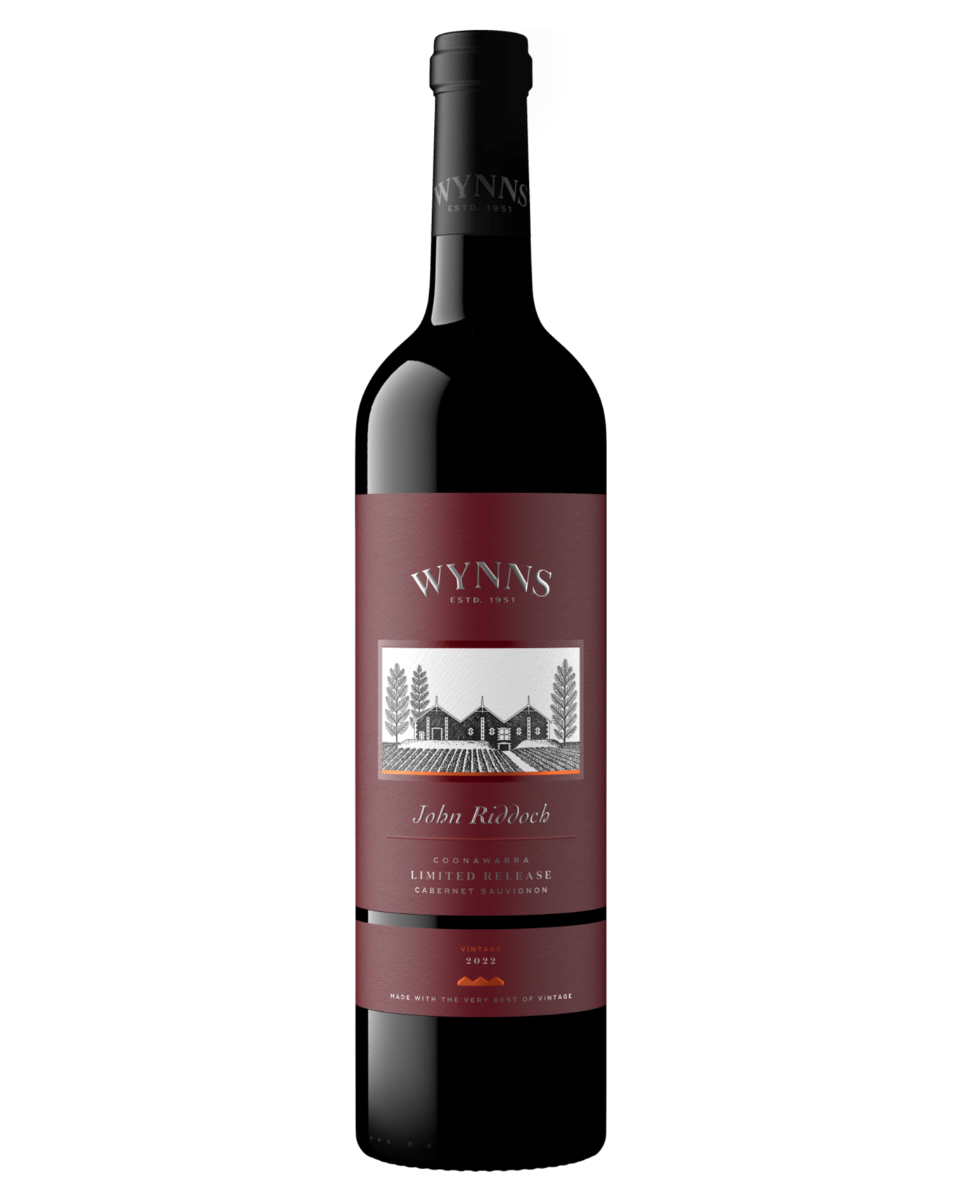 Buy Wynns Coonawarra Estate John Riddoch Cabernet Sauvignon 2022 Online ...