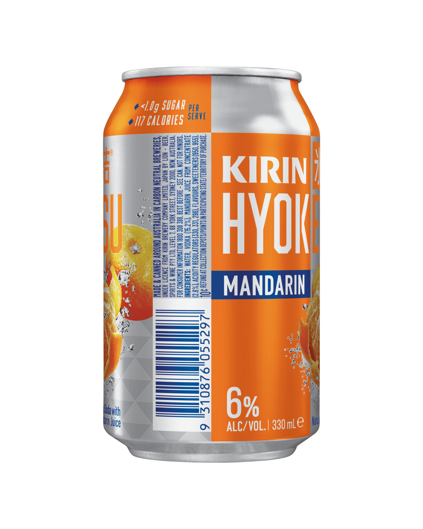 Buy Kirin Hyoketsu Mandarin Vodka Soda Cans 330ml Online @Lowest Price