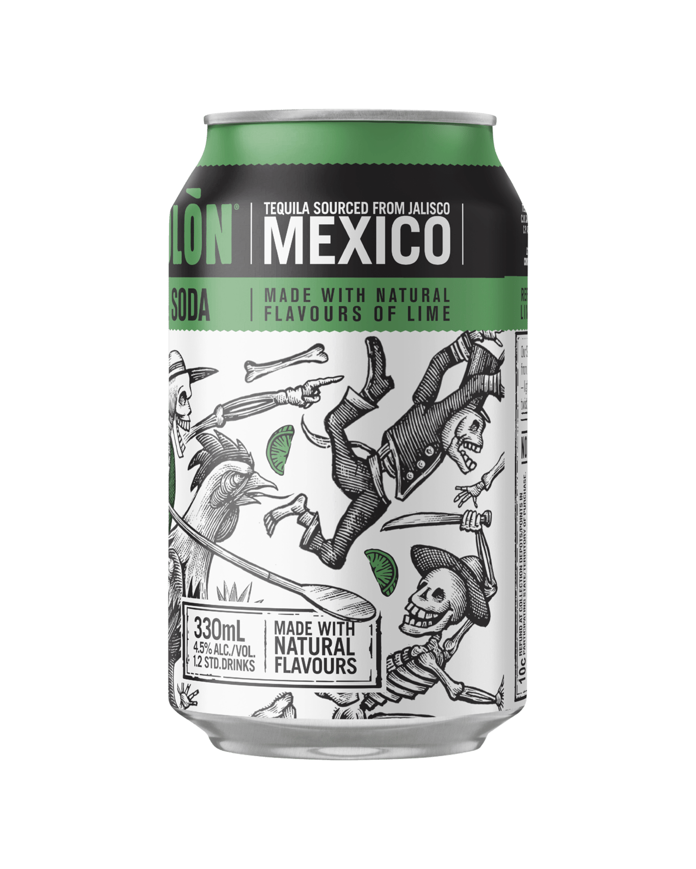 Buy Espolon Lime And Soda Cans 330ml Online @Lowest Price