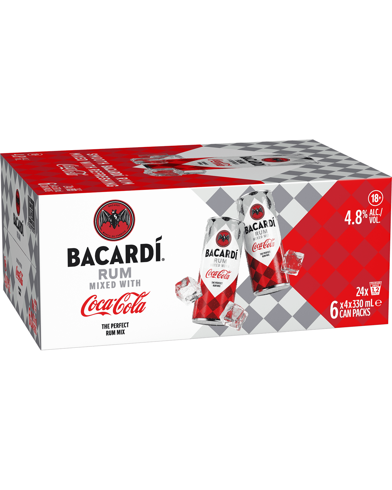 Buy Bacardi Rum And Coca-cola 330ml Can Online @Lowest Price