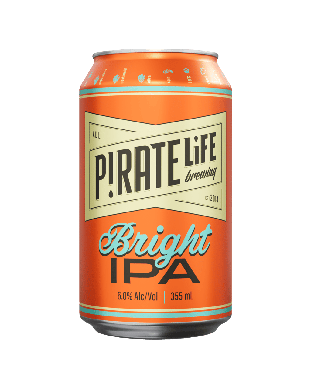 Buy Pirate Life Bright Ipa Can 355ml Online @Lowest Price
