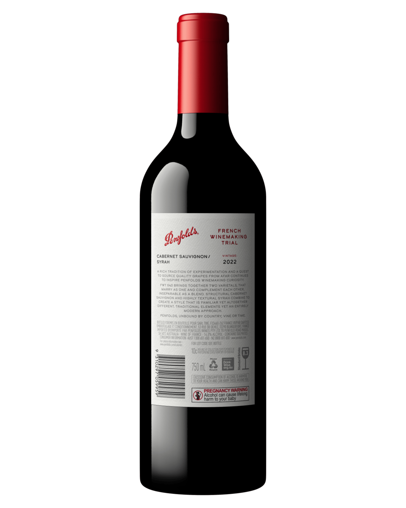 Buy Penfolds Fwt 543 Cabernet Sauvignon Syrah 2022 Online @Lowest Price