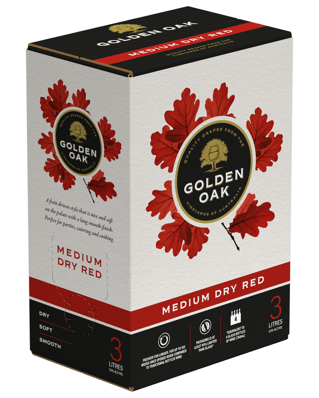 Buy Golden Oak Medium Dry Red Cask 3l Online @Lowest Price