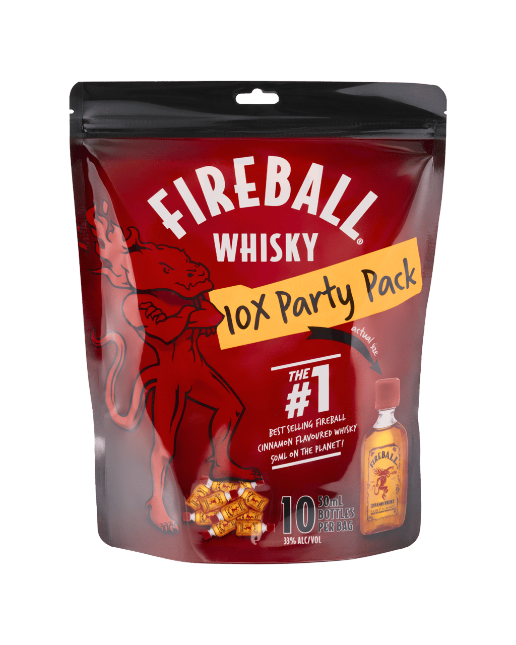 Buy Fireball 50ml Party Pack 10pk Online @Lowest Price
