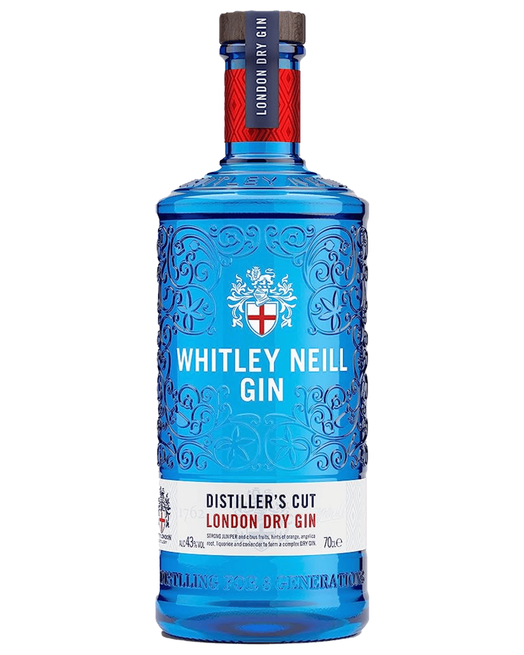 Buy Whitley Neill Distiller's Cut London Dry Gin 43% 700ml Online ...