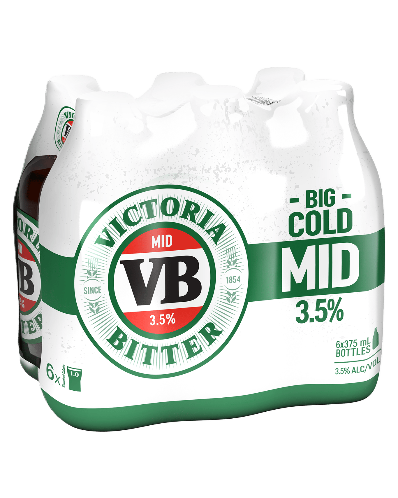 Buy Victoria Bitter Mid 3.5% Bottles 375ml Online @Lowest Price