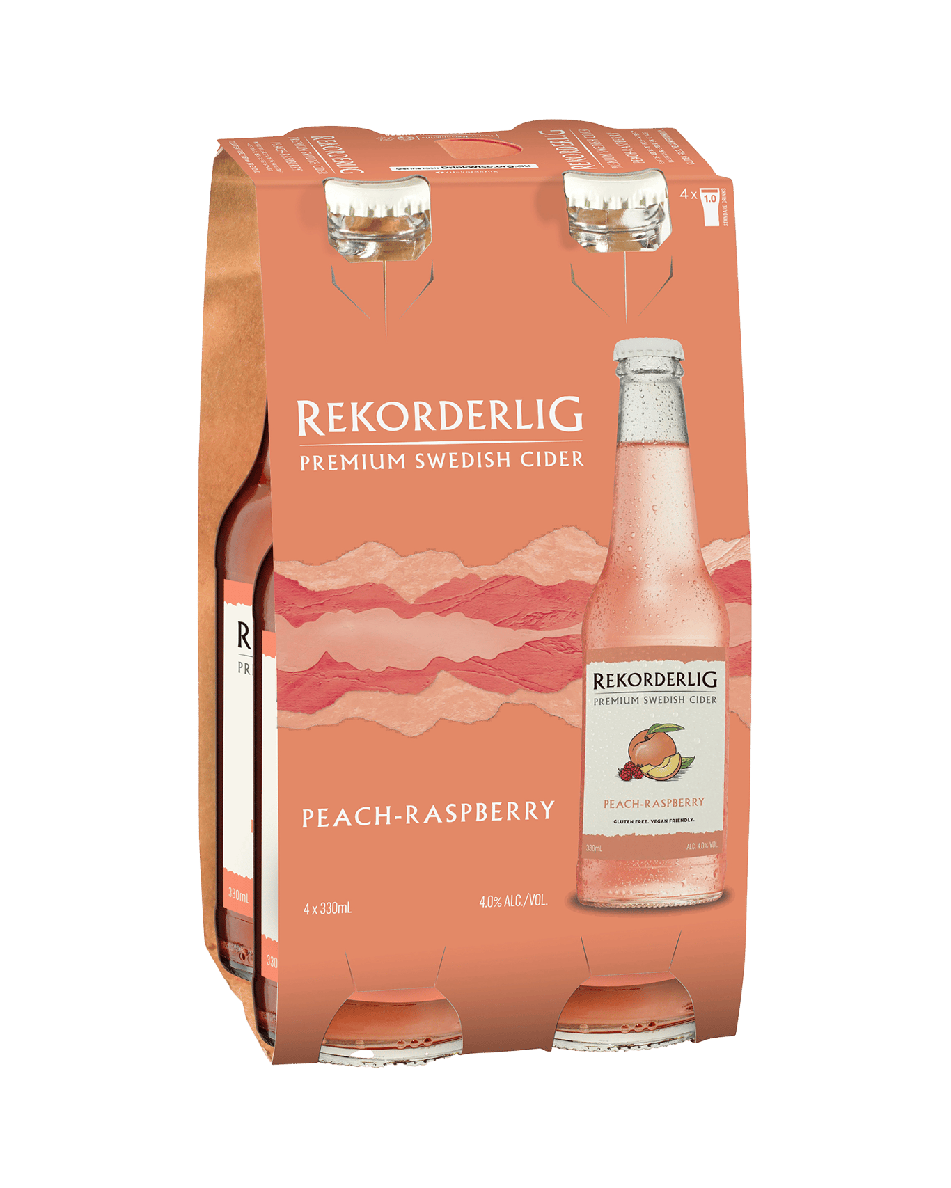 Buy Rekorderlig Peach Raspberry Btl 330ml Online @Lowest Price