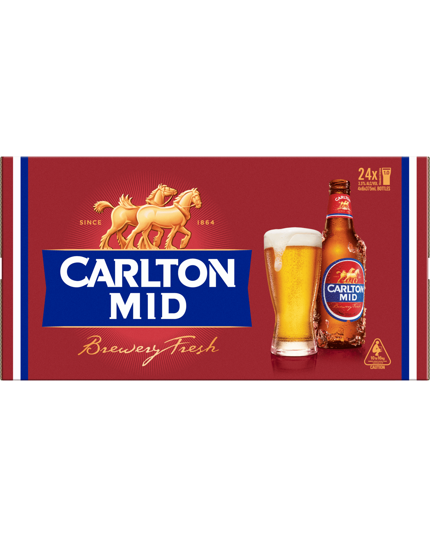 Buy Carlton Mid Bottles 375ml Online @Lowest Price