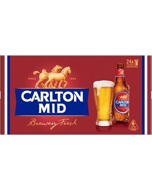 Buy Carlton Mid Bottles 375ml Online @Lowest Price