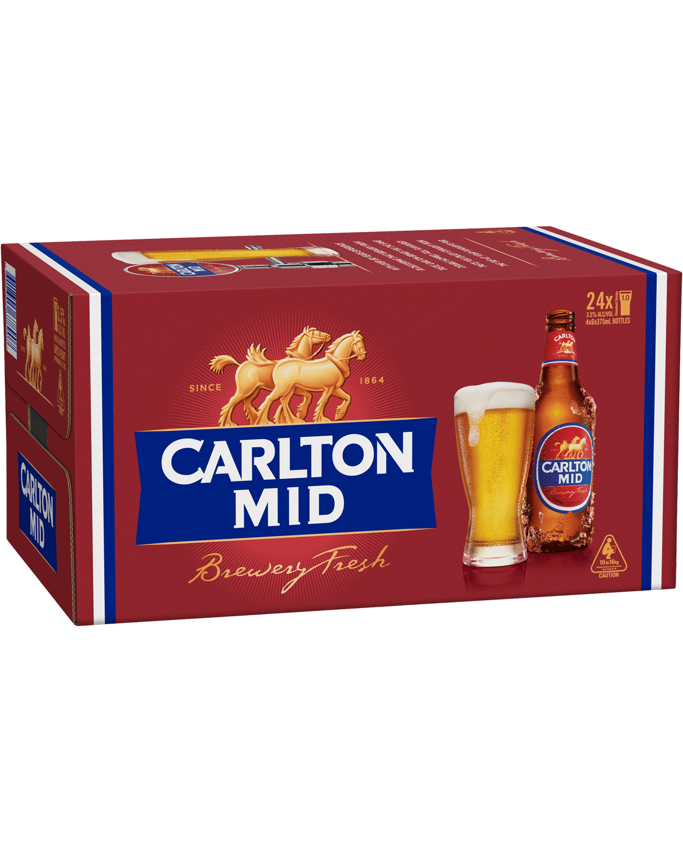 Buy Carlton Mid Bottles 375ml Online @Lowest Price