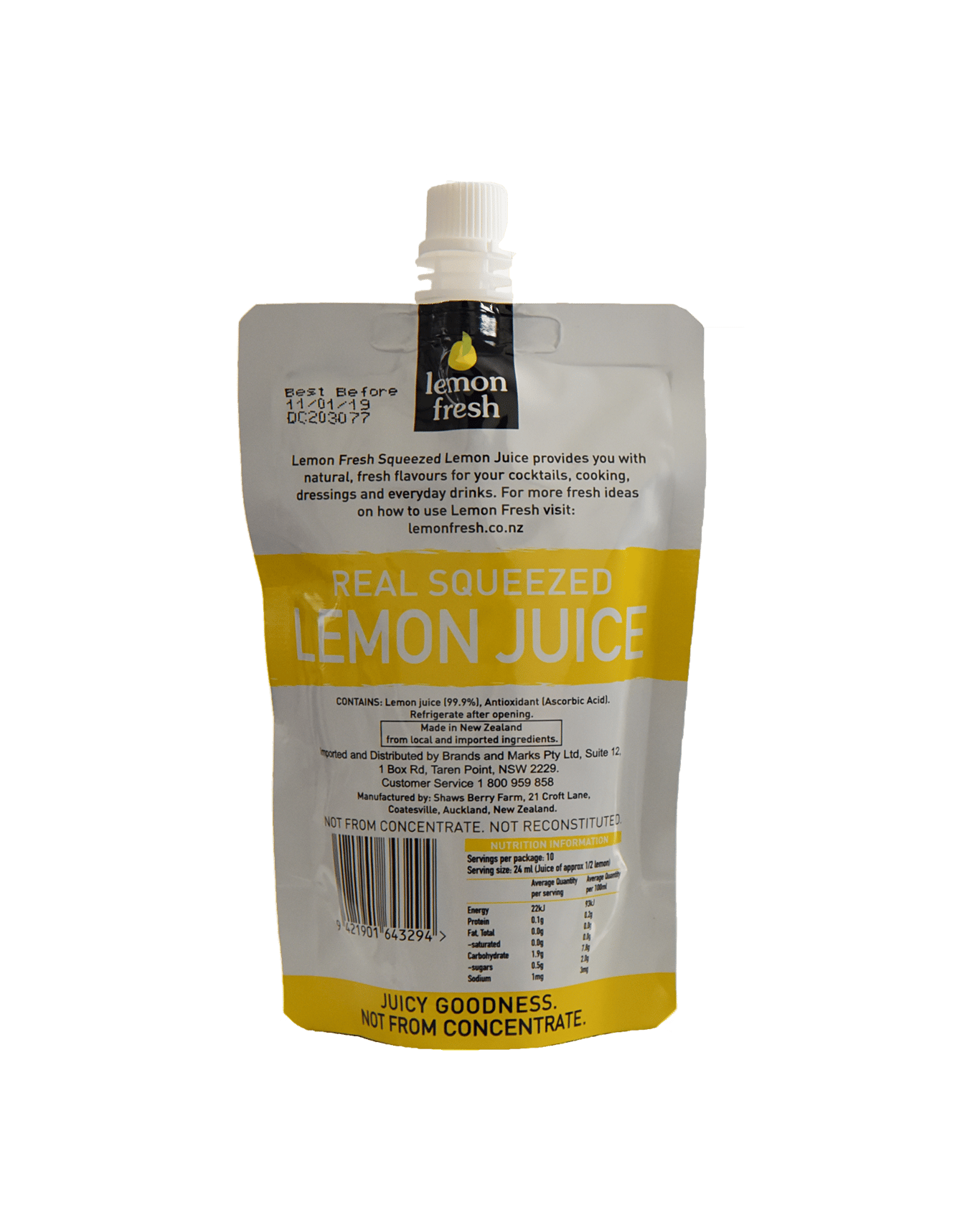 Buy Lemon Fresh Lemon Juice 245ml Online @Lowest Price