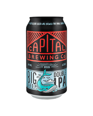 Buy Capital Brewing Co. Big Drop Double Ipa Cans 375ml Online @Lowest Price