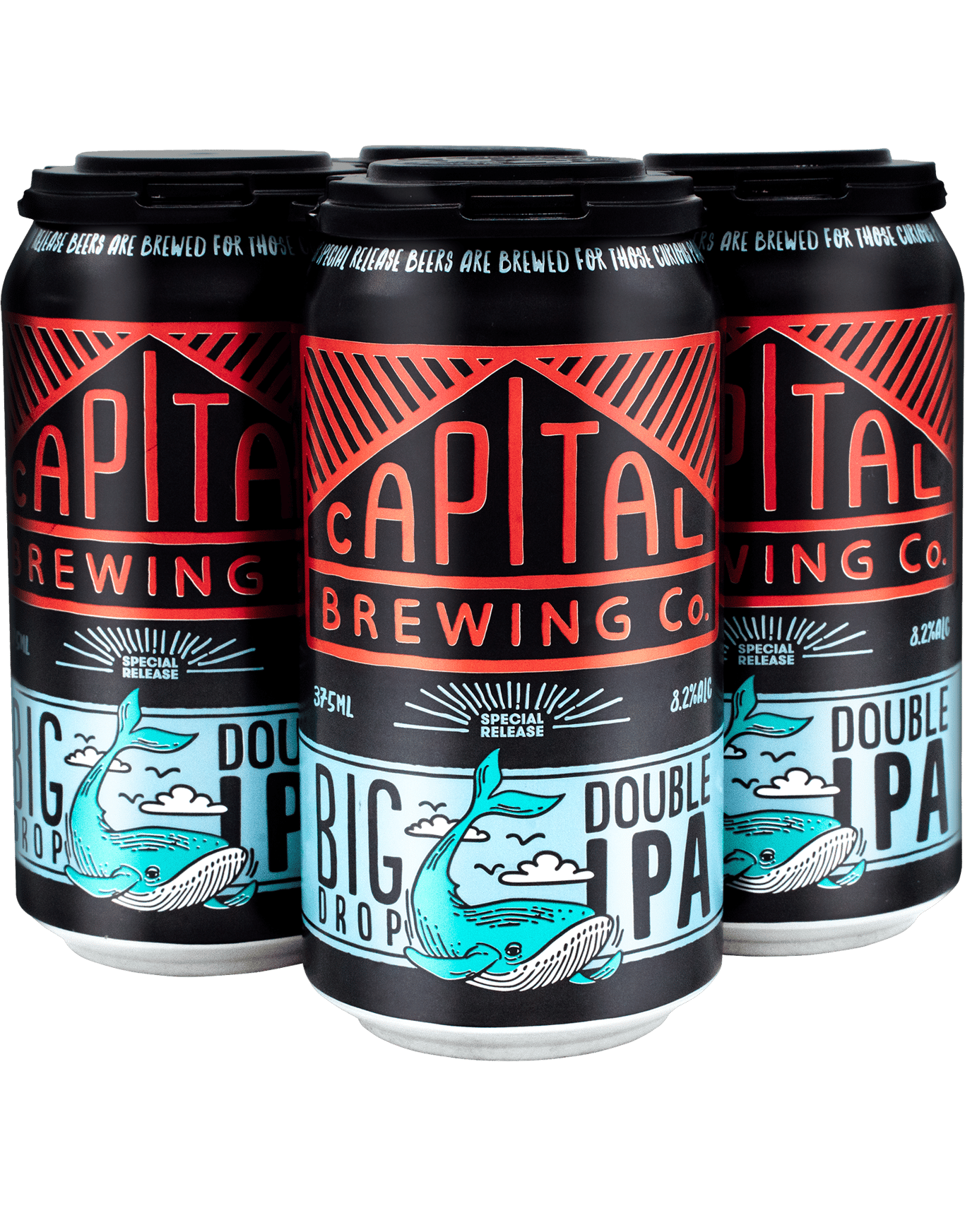 Buy Capital Brewing Co. Big Drop Double Ipa Cans 375ml Online @Lowest Price