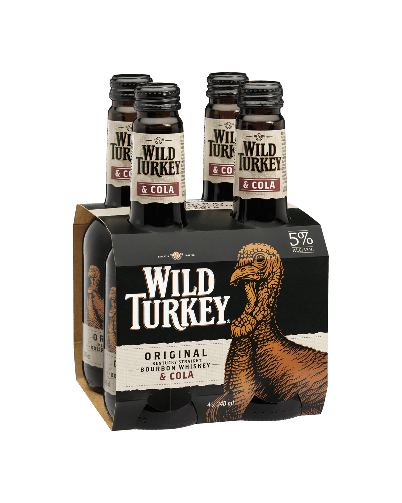 Buy Wild Turkey Bourbon & Cola Bottle 340ml Online (Low Prices) from ...