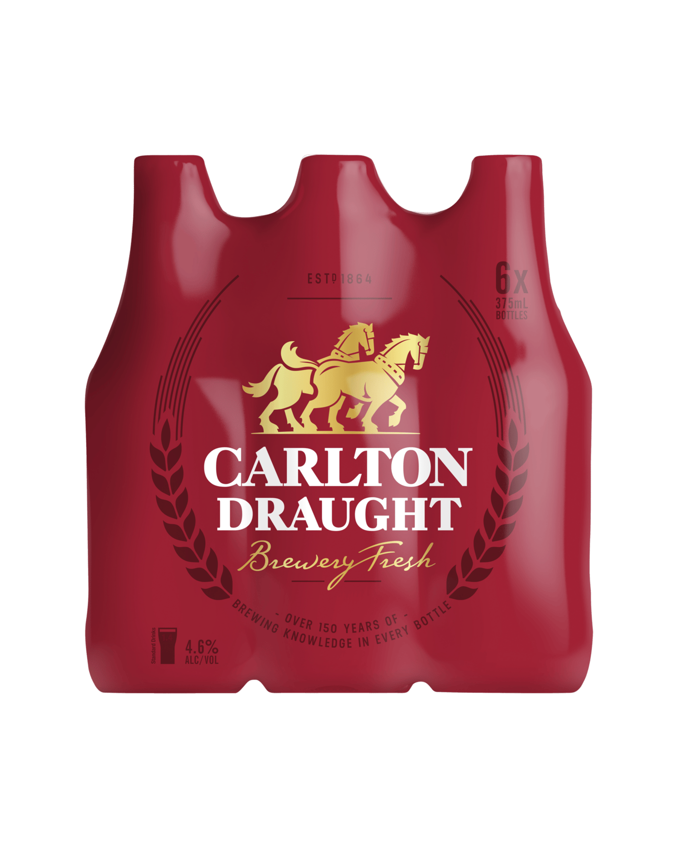Buy Carlton Draught Bottles 375ml Online @Lowest Price