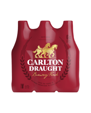 Buy Carlton Draught Bottles 375ml Online @Lowest Price