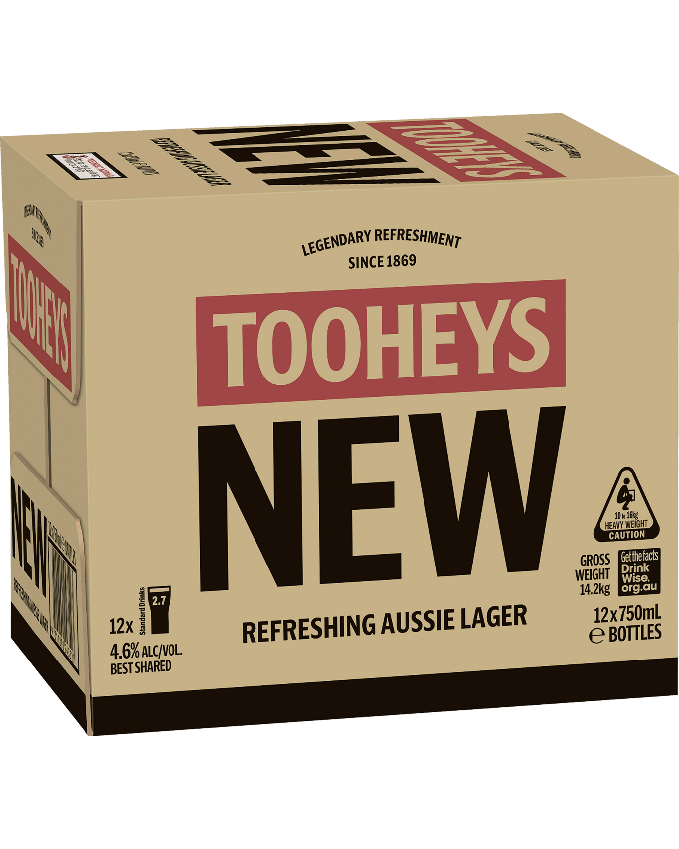 Buy Tooheys New Bottle 750ml Online @Lowest Price