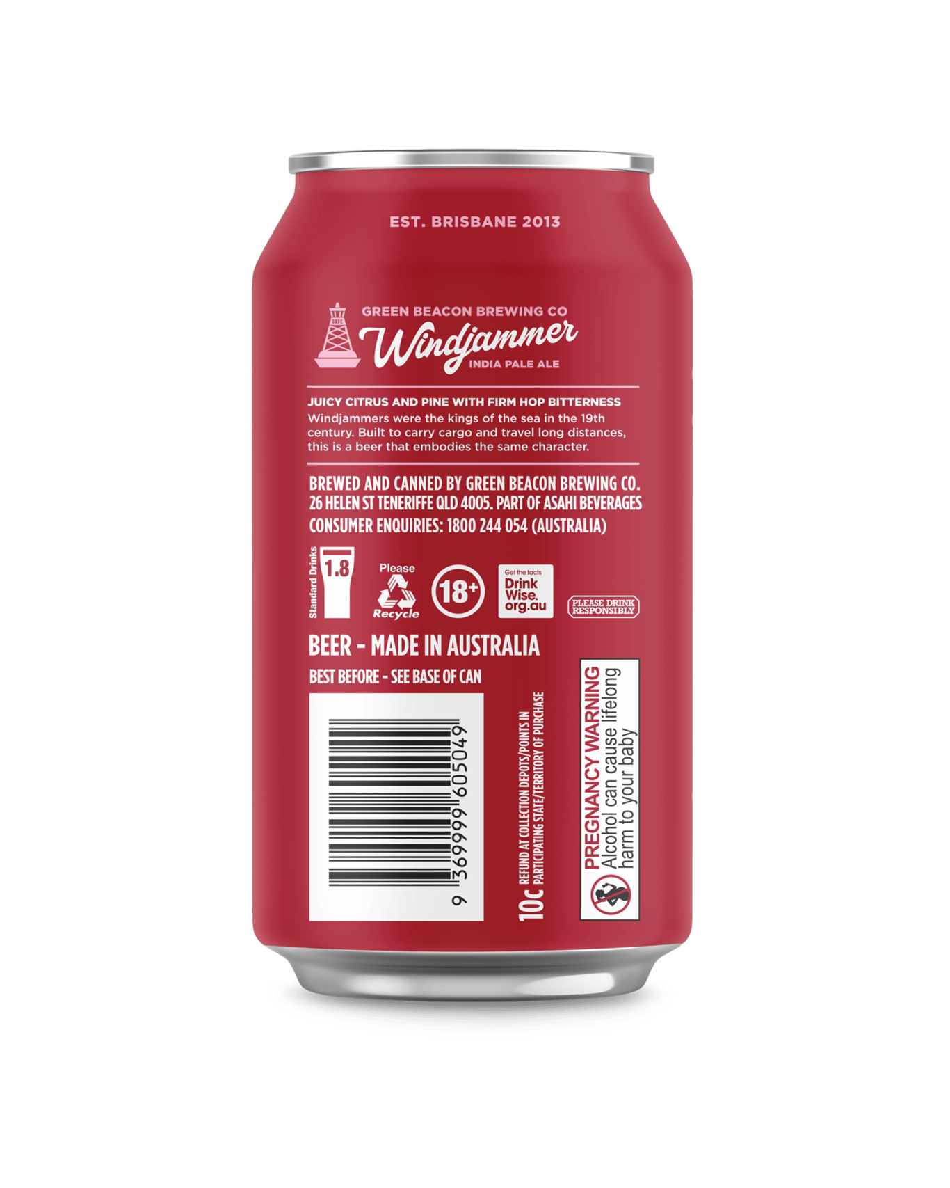 Buy Green Beacon Windjammer Ipa Cans 375ml Online @Lowest Price