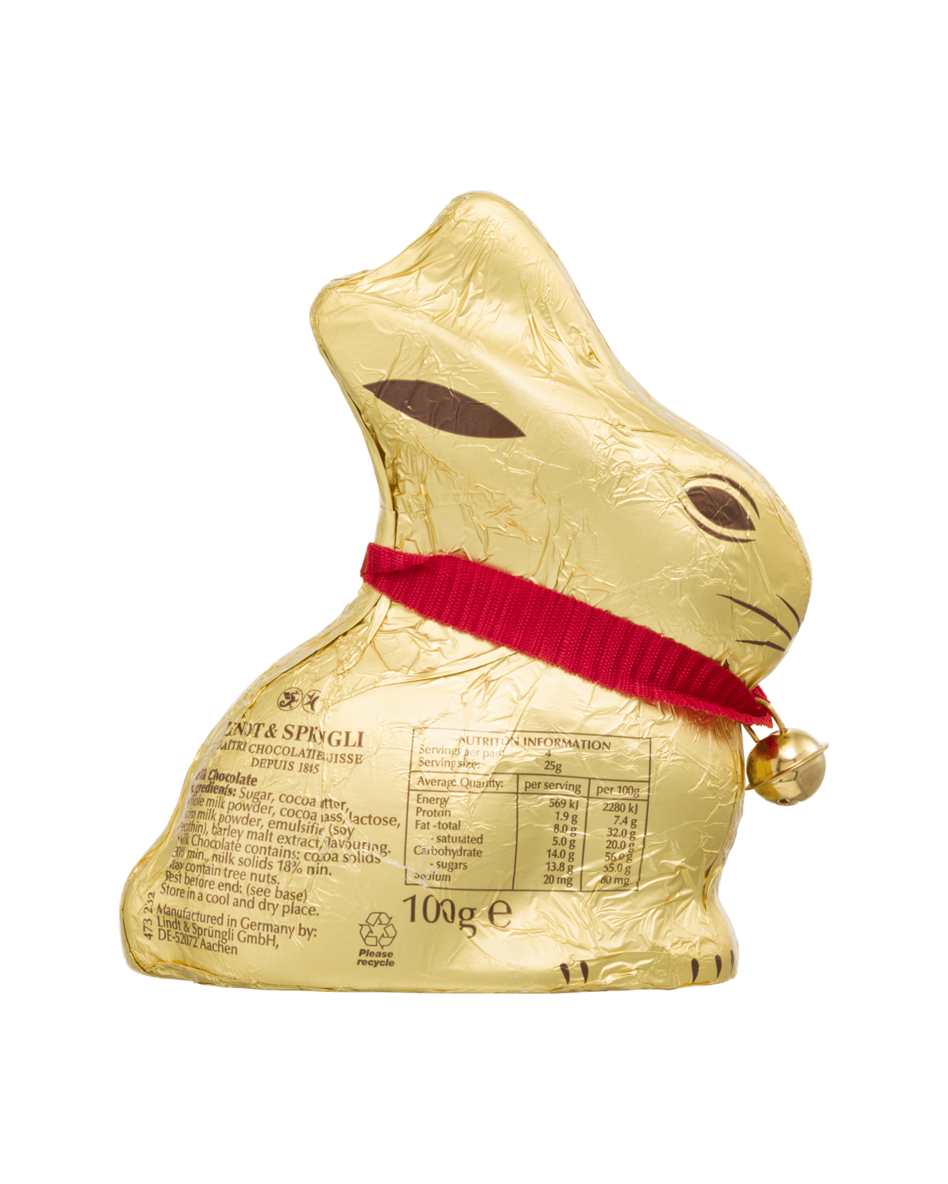 Buy Lindt Milk Gold Bunny 100g Online @Lowest Price