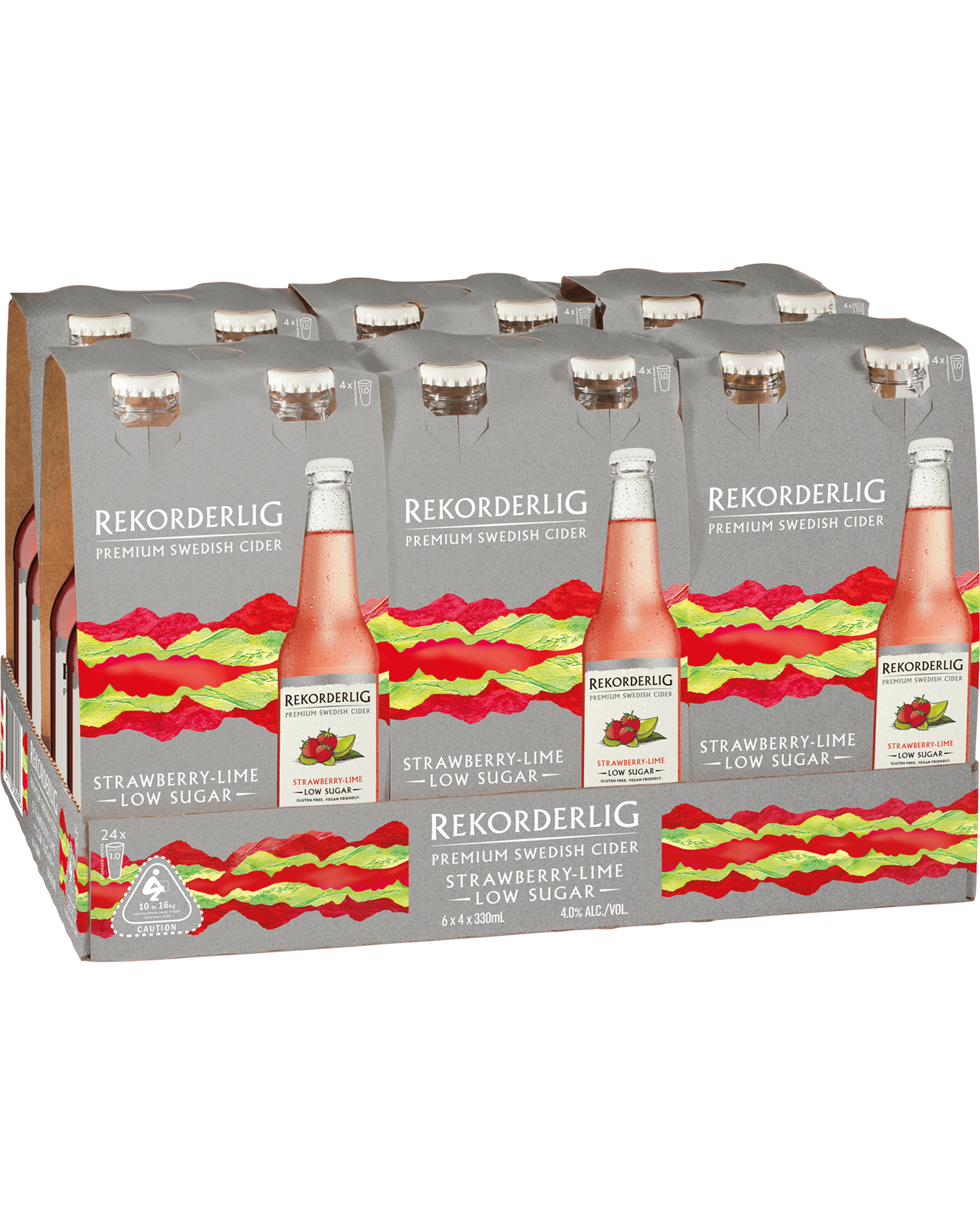 Buy Rekorderlig Premium Strawberry & Lime Low Sugar 330ml Online ...