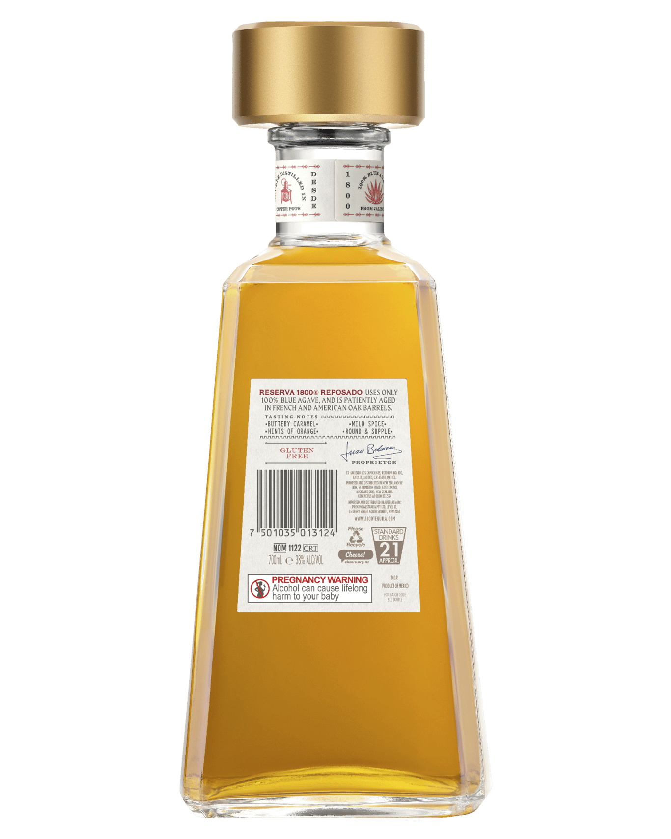 Buy 1800 Reposado Tequila 700ml Online (Low Prices) from Dan Murphy's