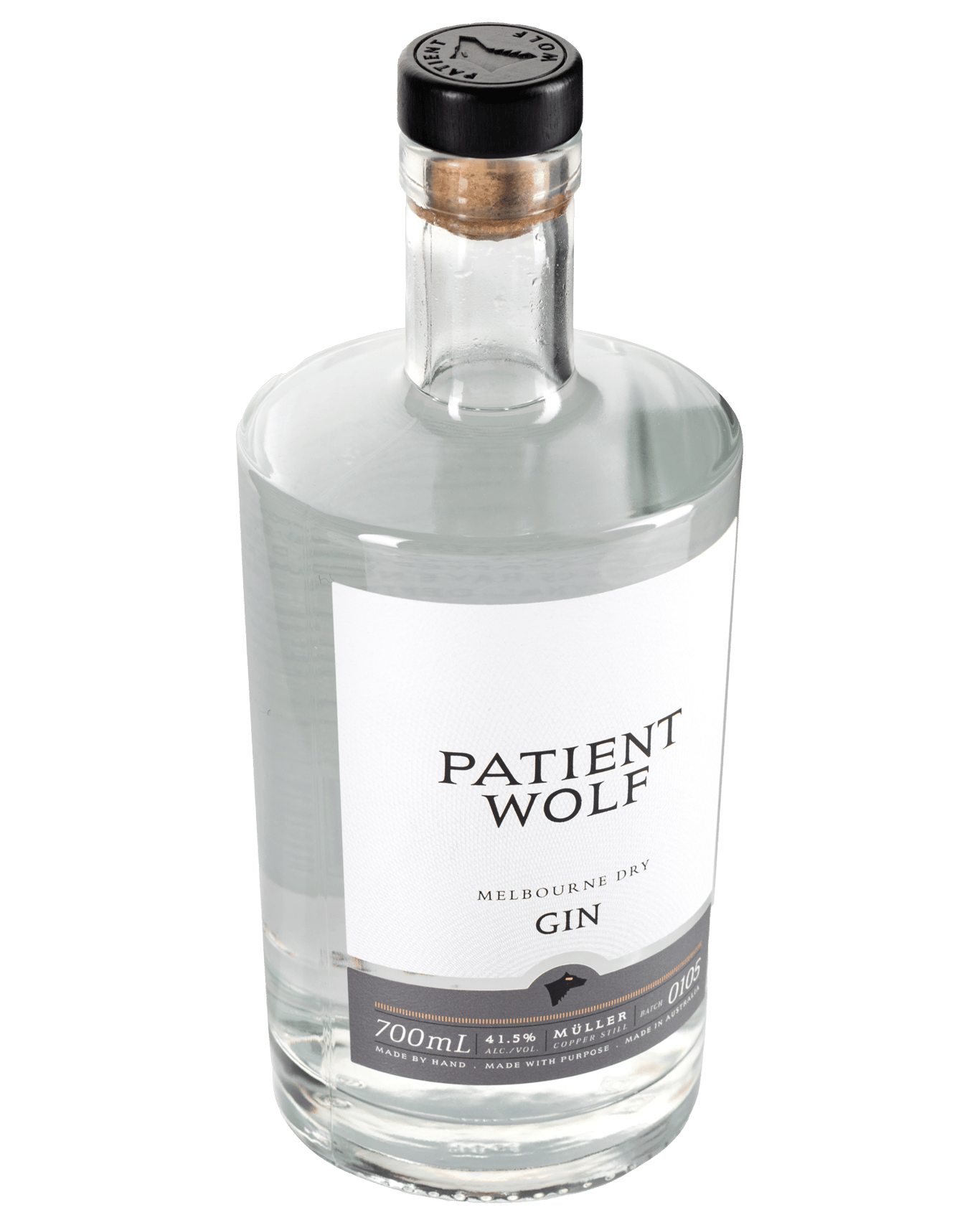 Buy Patient Wolf Melbourne Dry Gin 700ml Online @Lowest Price