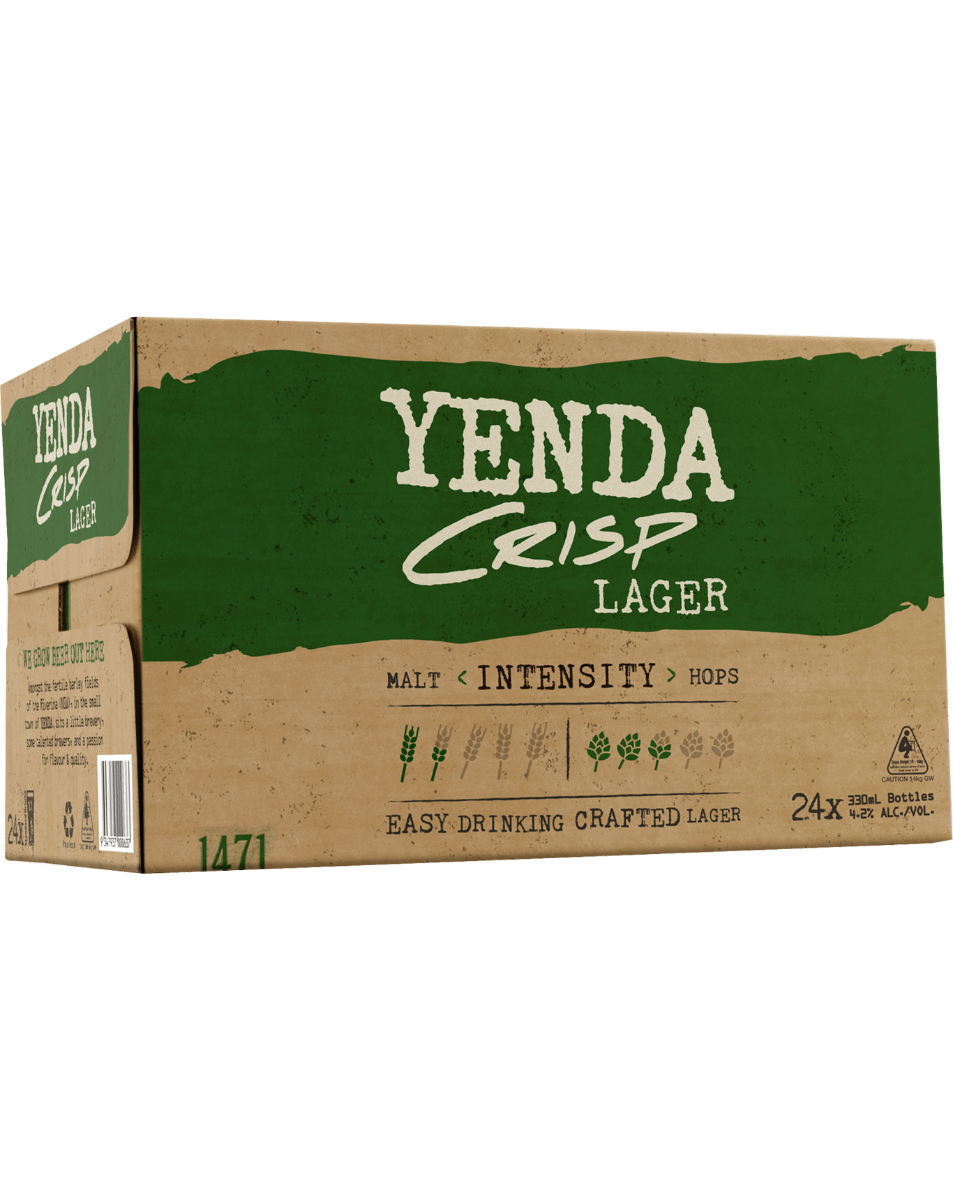 Buy Yenda Crisp Lager Bottles 330ml Online @Lowest Price