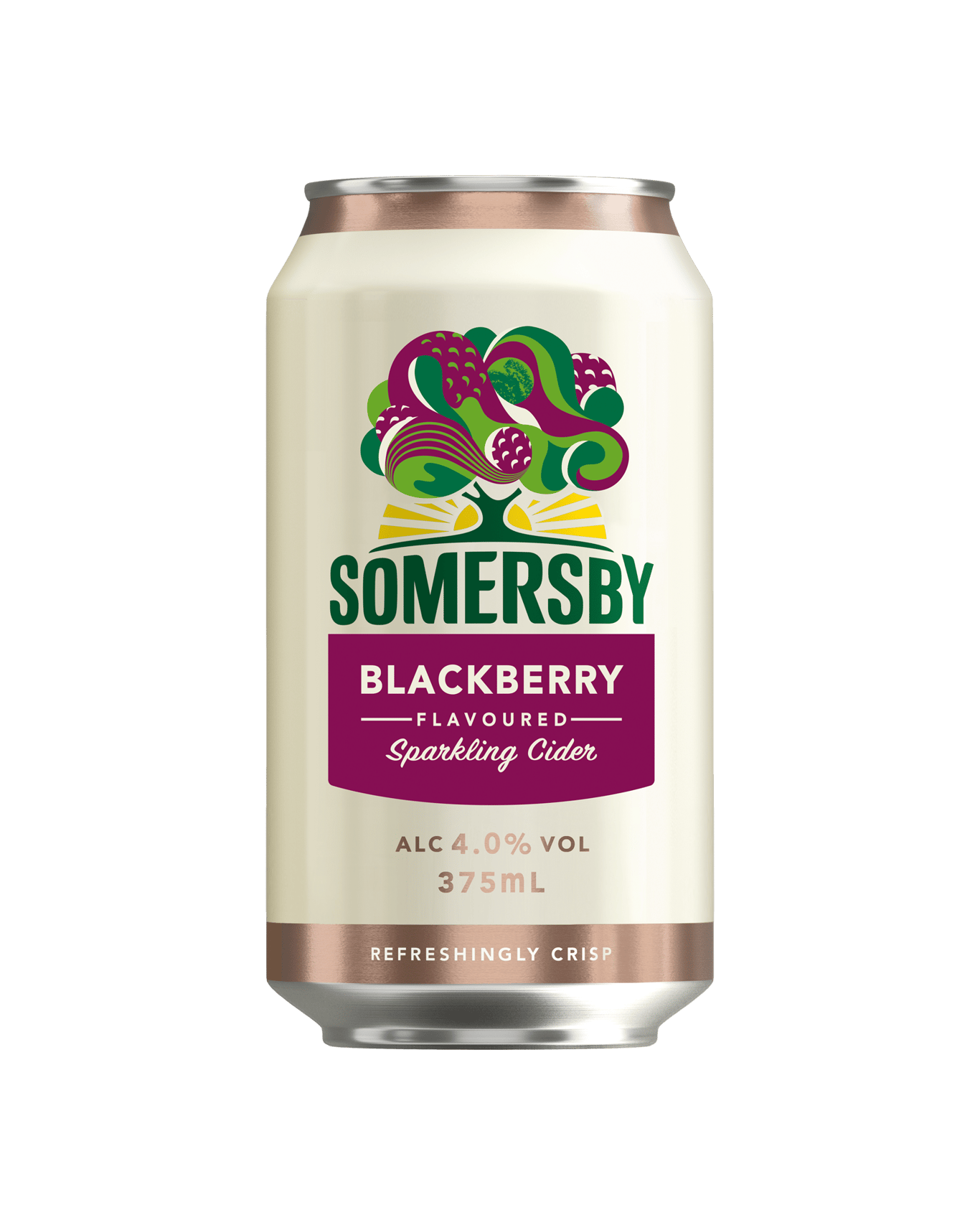 Buy Somersby Blackberry Flavoured Sparkling Cider Can 375ml Online (Low ...