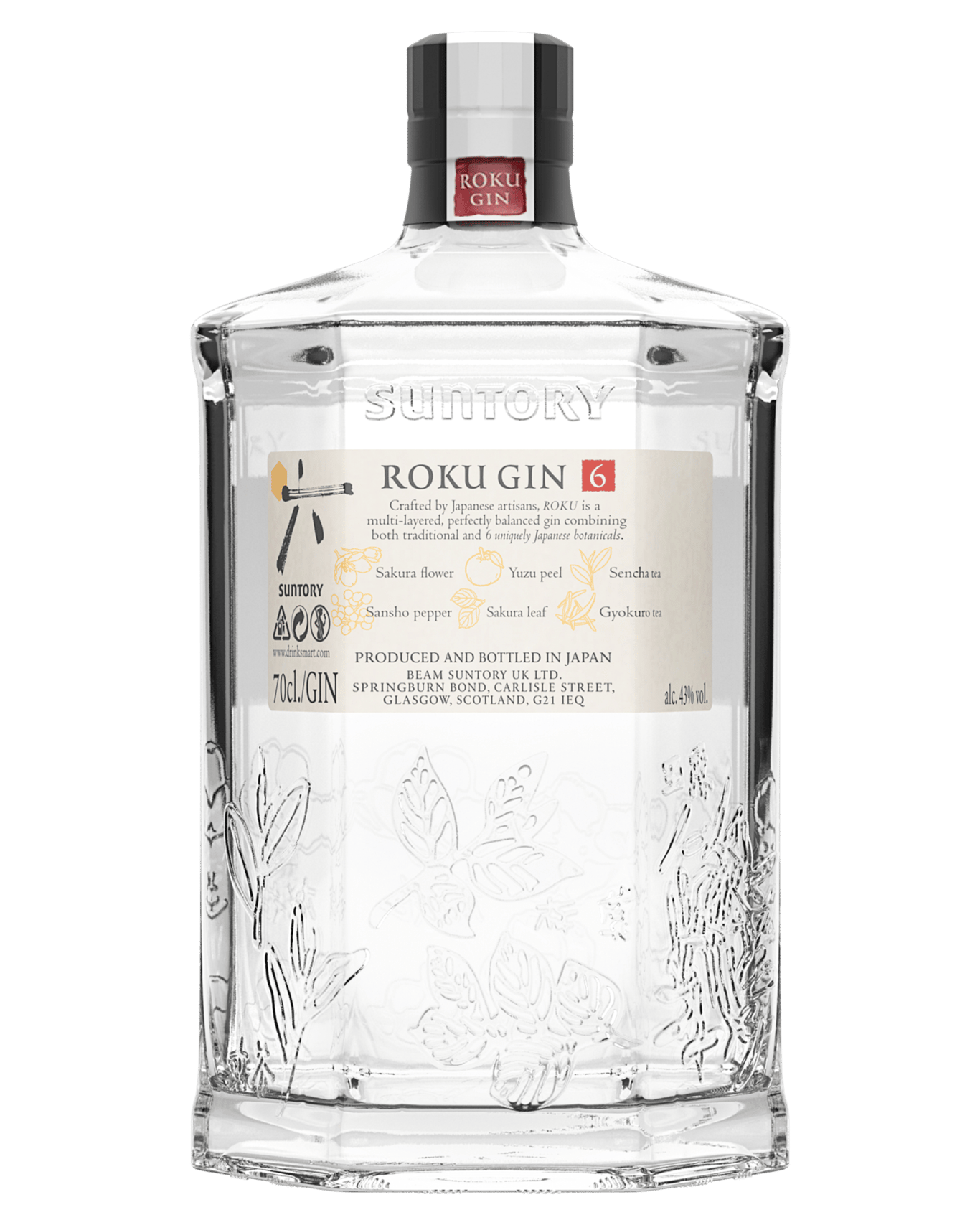 Buy Roku Japanese Craft Gin 700ml Online @Lowest Price