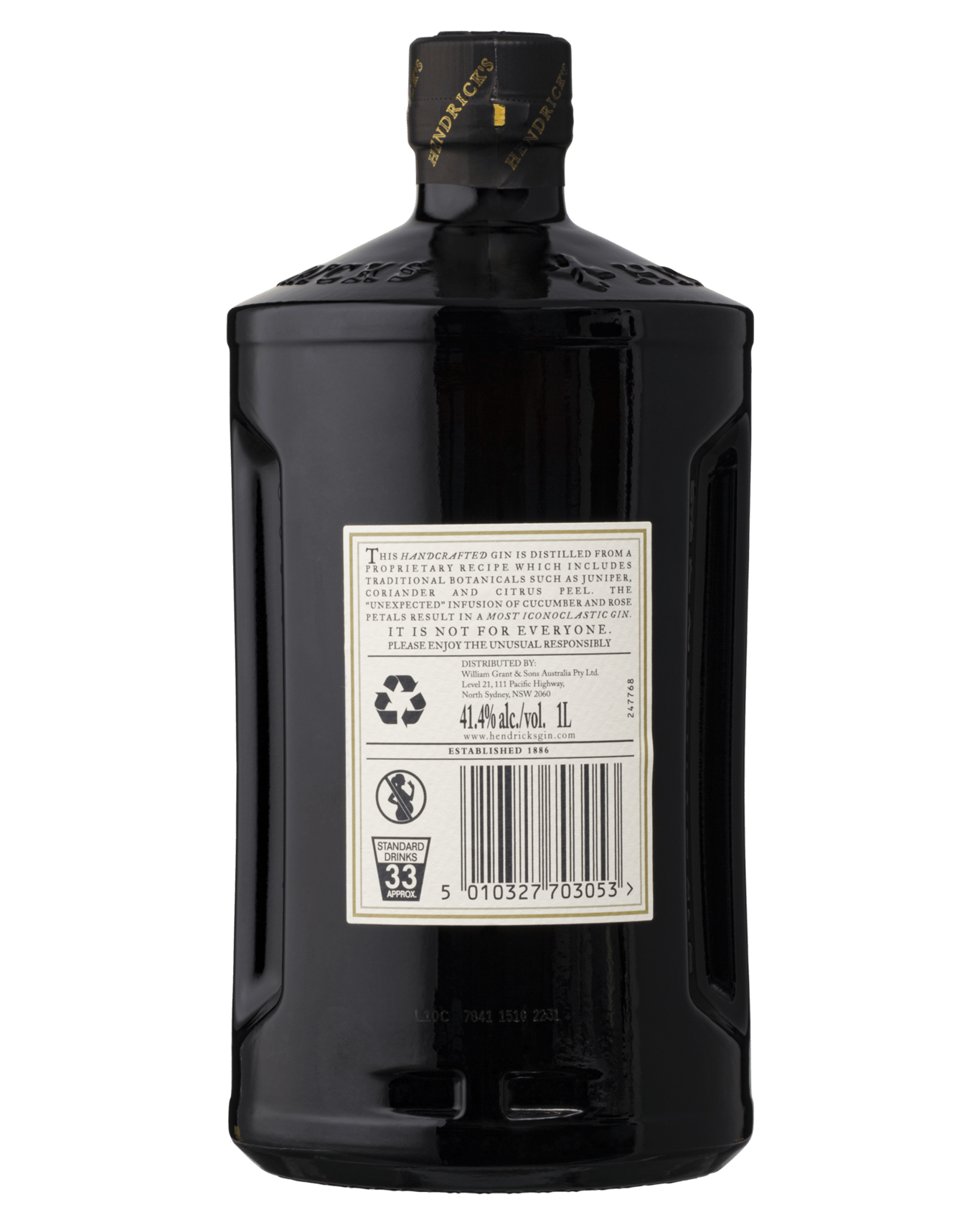 Buy Hendricks Hendrick's Gin 1l Online @Lowest Price